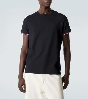 Moncler Cotton Jersey T-shirt - Blue