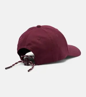 Moncler Logo Cotton Canvas Baseball Cap