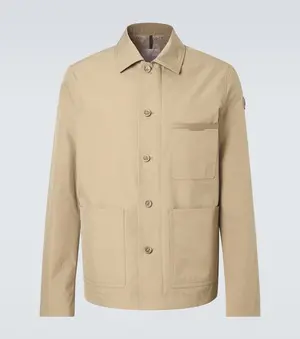 Moncler Nanav Seersucker Overshirt - Beige