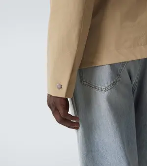 Moncler Nanav Seersucker Overshirt - Beige