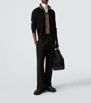Moncler Archivio Waffle-knit Cotton Jacket