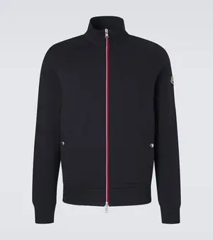 Moncler Archivio Cotton Jersey Jacket - Blue