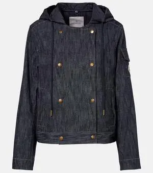 Moncler Diervilla Double-breasted Denim Jacket