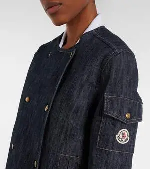 Moncler Diervilla Double-breasted Denim Jacket