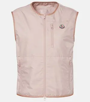 Moncler Alshain Technical Vest - Pink