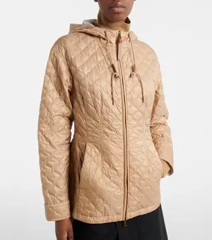 Moncler Arum Quilted Down Jacket - Beige