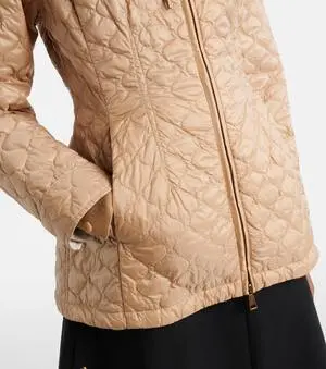 Moncler Arum Quilted Down Jacket - Beige