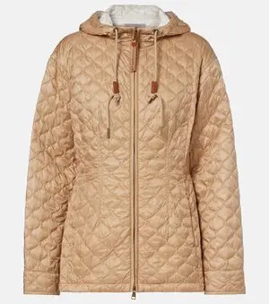 Moncler Arum Quilted Down Jacket - Beige