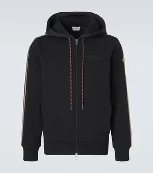 Moncler Cotton Hoodie - Black