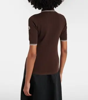Moncler Cotton Polo Sweater