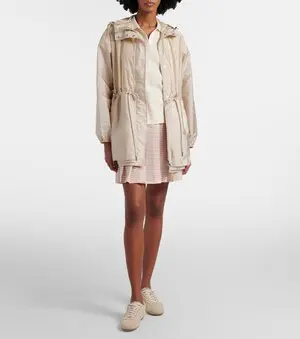 Moncler Weteau Hooded Parka - Beige