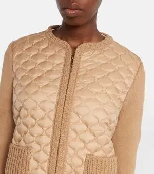 Moncler Down-paneled Cardigan