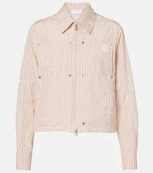 Moncler Gingham Cotton-blend Jacket