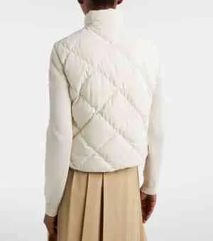 Moncler Down-paneled Cardigan