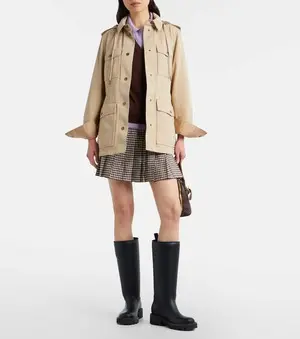 Moncler Centaurea Belted Field Jacket - Beige