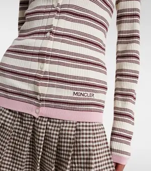 Moncler Striped Cotton Polo Shirt - Multicoloured