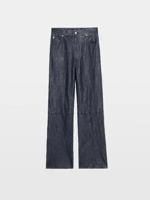 Zadig&Voltaire Evy Leather Pants - Encre