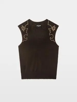 Zadig&Voltaire Sleeveless Cashmere Sweater