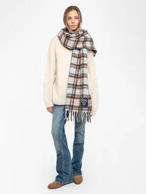 Zadig&Voltaire Joan Tartan Scarf - Ballet