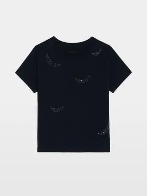 Zadig&voltaire Embroidered T-shirts For Women