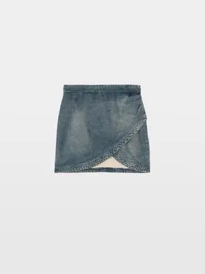 Zadig&Voltaire Julipe Denim Skirt - Medium Blue