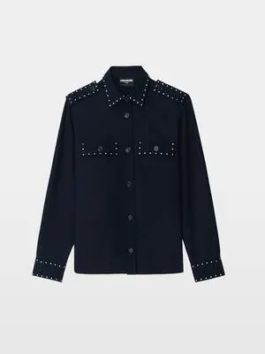 Zadig&Voltaire Taskam Overshirt - Encre