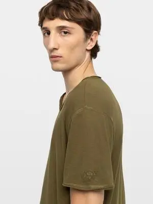 Zadig&Voltaire Monastir Henley T-shirt - Mousse