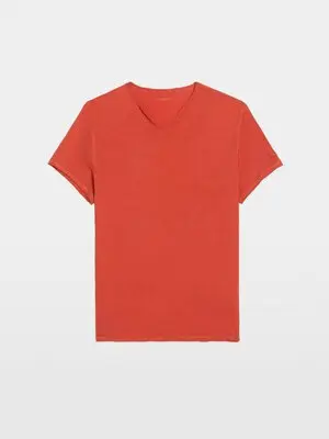 Zadig&Voltaire Monastir Henley T-shirt - Spice