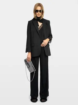 Zadig&Voltaire Papel Pants With Rhinestone Embellishments