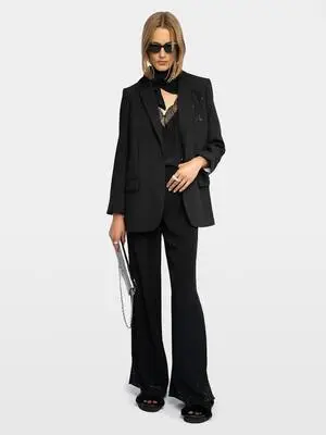 Zadig&Voltaire Papel Pants With Rhinestone Embellishments