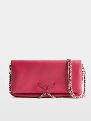 Zadig&Voltaire Grained Leather Clutch - Podium