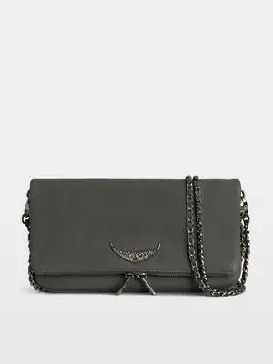 Zadig&Voltaire Rock Clutch - Road Silver