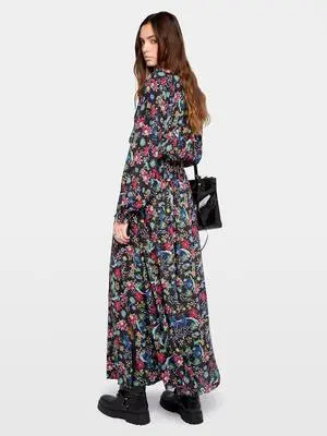 Zadig&Voltaire Printed Maxi Dress - Encre
