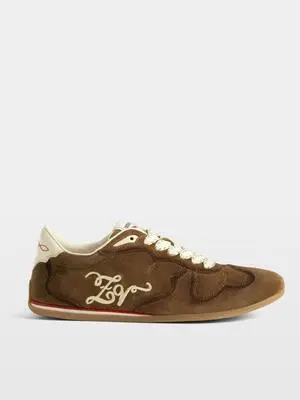 Zadig&Voltaire Zv Suede Dance Sneakers - Cognac