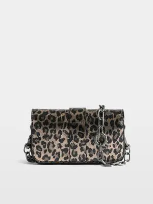 Zadig&Voltaire Kate Wallet Metal Leopard - Silver