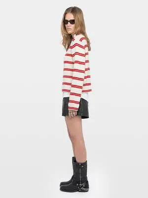 Zadig&Voltaire Striped Wool-cashmere Sweater