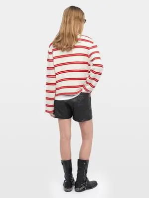 Zadig&Voltaire Striped Wool-cashmere Sweater