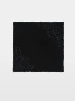 Zadig&Voltaire Stevie Diamanté Western Scarf - Black