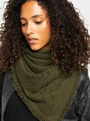 Zadig&Voltaire Stevie Strass Western Scarf - Record