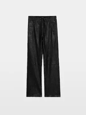 Zadig&Voltaire Pocha Crinkled Leather Pants