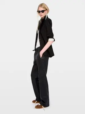 Zadig&Voltaire Pocha Crinkled Leather Pants