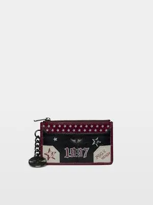 Zadig&Voltaire Sunny Card Punk Card Holder - Black