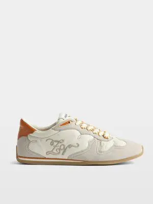 Zadig&Voltaire Crinkled-effect Leather Sneakers