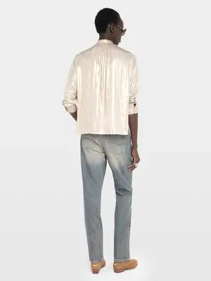 Zadig&Voltaire Tink Satin Blouse - Gold