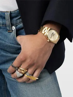 Zadig&Voltaire Stainless Steel Curved Watch - Flame