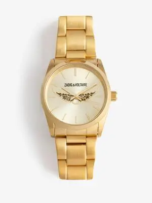 Zadig&Voltaire Curved Watch - Gold