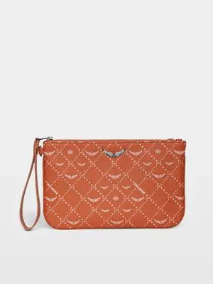 Zadig&Voltaire Z Pouch Monogram Pouch - Flame