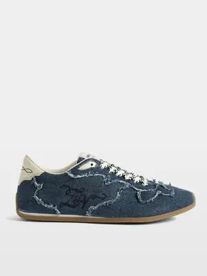Zadig&Voltaire Zv Denim Dance" Low-top Sneakers