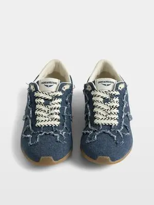 Zadig&Voltaire Zv Denim Dance" Low-top Sneakers