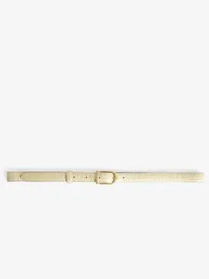 Zadig&Voltaire Embossed Leather Belt - Flash